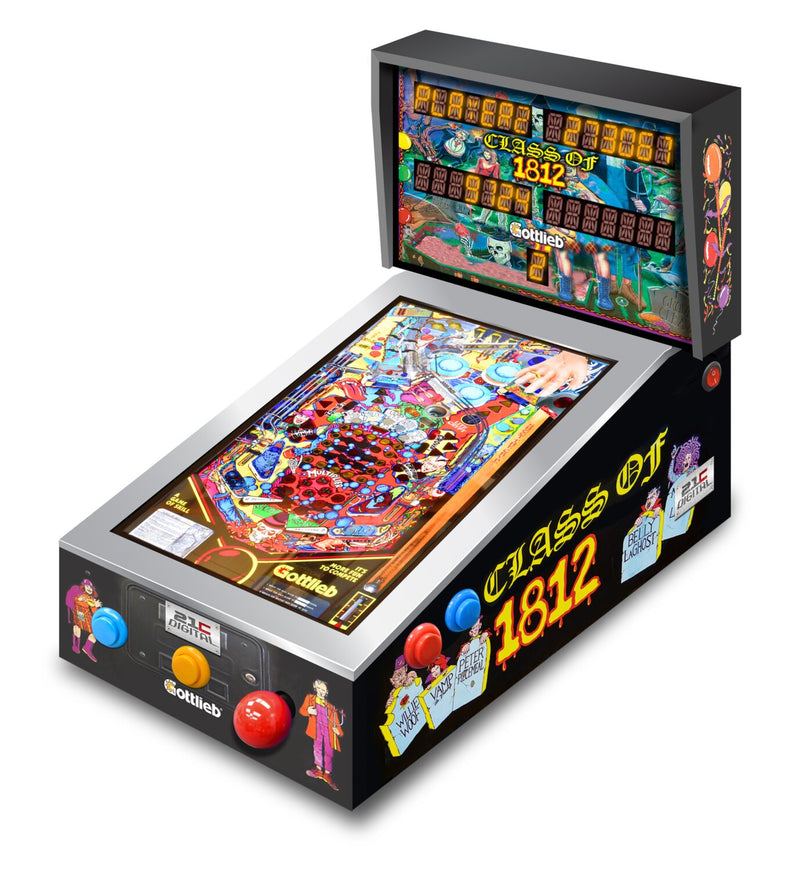 ToyShock Class of 1812 12-in-1 Digital Tabletop Pinball - The Brick