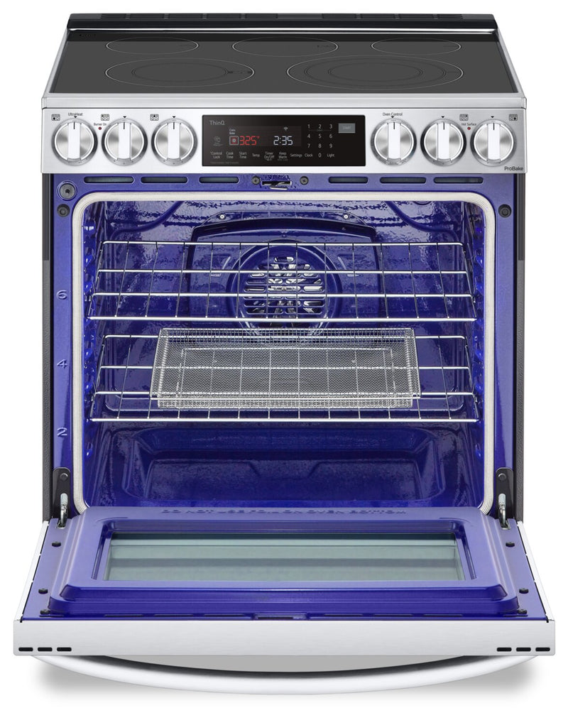 LG 6.3 Cu. Ft. Front-Control Electric Range with Air Fry - LSEL6335F ...