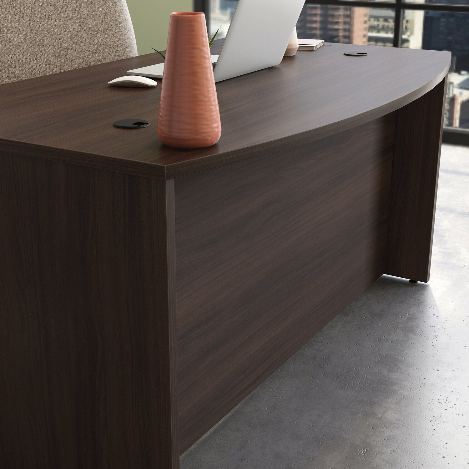 Affirm 59.06" Commercial Grade Office Desk - Noble Elm - The Brick