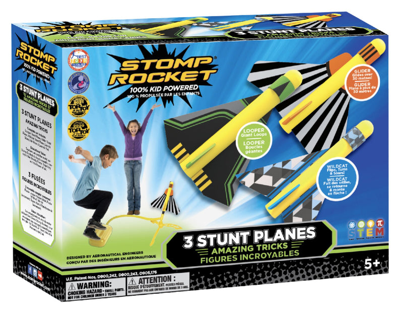 Original Stomp Rocket® Stunt Planes Launcher™ - The Brick