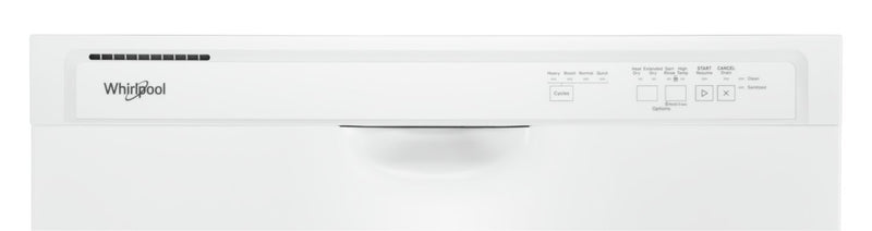 Whirlpool 24" 57 dBA Built-In Front-Control Dishwasher - White - WD ...