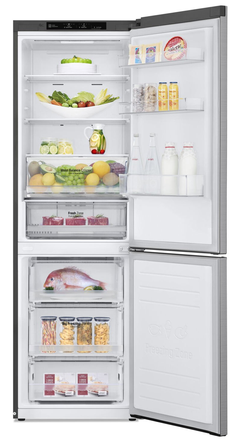 LG 12 Cu. Ft. Counter-Depth Bottom-Freezer Refrigerator - LBNC12231V ...