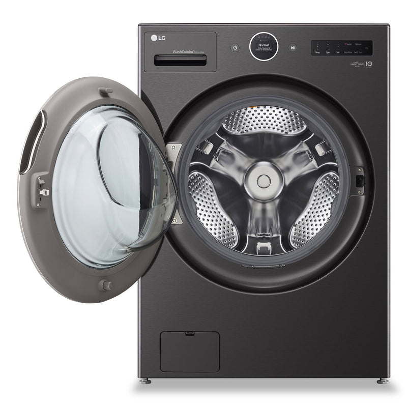 LG 5.7 Cu. Ft. Smart Front-Load High-Efficiency Steam All-in-One La ...