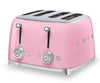 Smeg 4-Slice Long-Slot Toaster - TSF03PKUS - The Brick