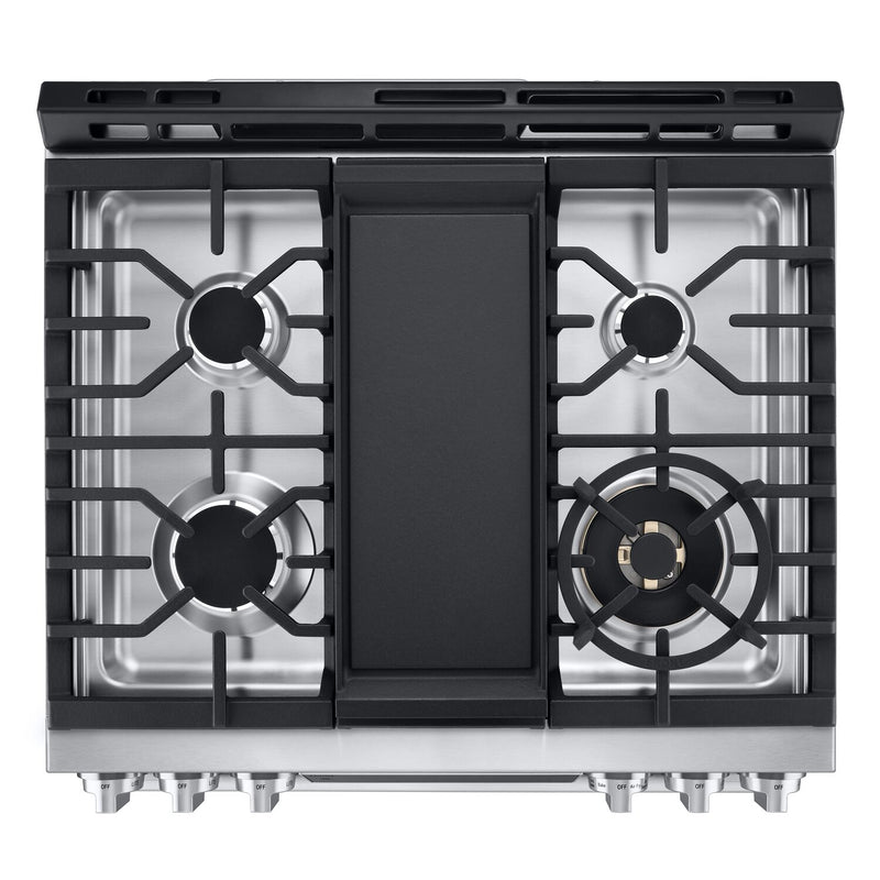 LG Studio 6.3 Cu. Ft. Smart Gas Range with Instaview & Air Fry - Sm ...
