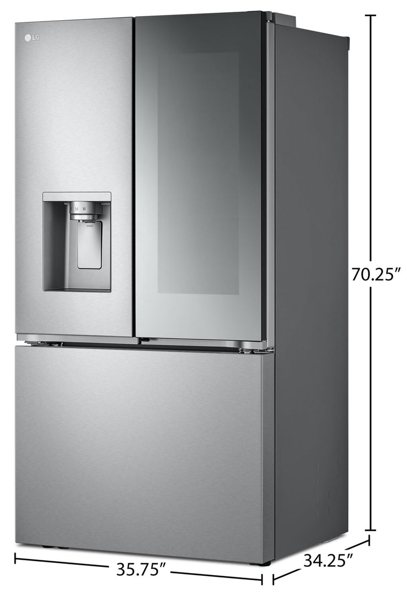 LG 31 Cu. Ft. Smart Mirror InstaView™ Door-in-Door® Refrigerator ...