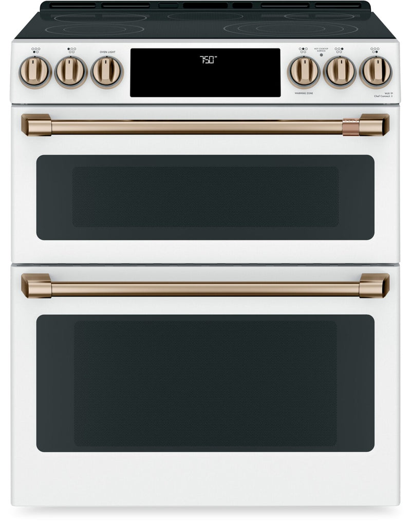 Cafe 7 Cu. Ft. Smart Electric Range with True European Convection a ...
