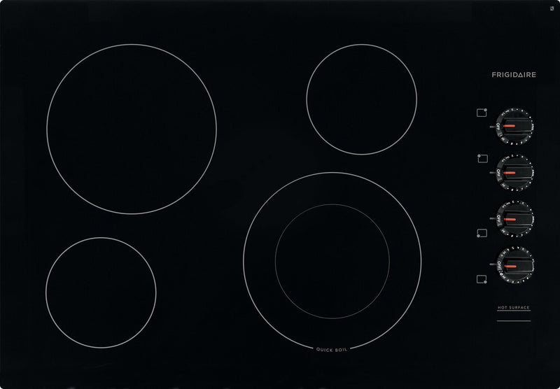 Frigidaire 30" 4-Element Electric Cooktop - Black - FFEC3025UB - The Brick