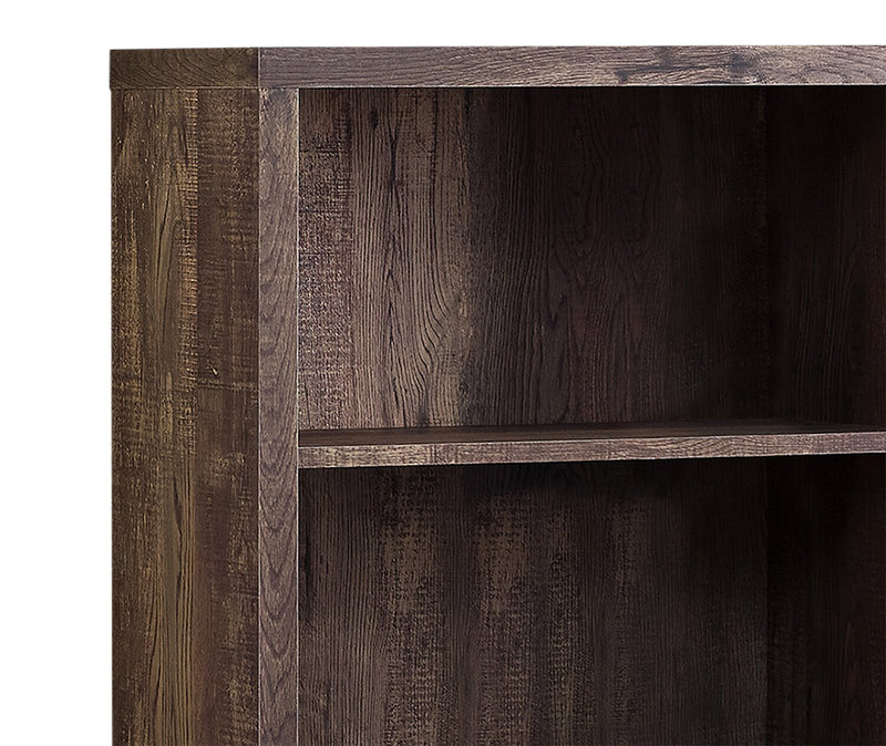 Slade 23.75" 4-Shelf Bookcase - Brown - The Brick