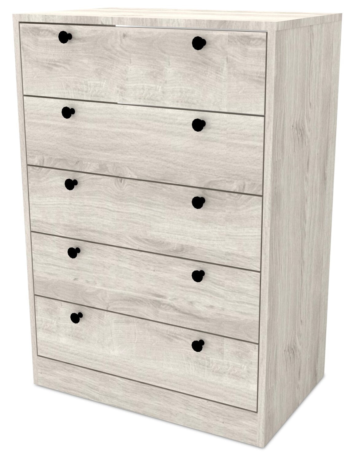 Hart Bedroom Chest of Drawers 5 Drawer 24.6 W x 36.2 H Made in C. The Brick