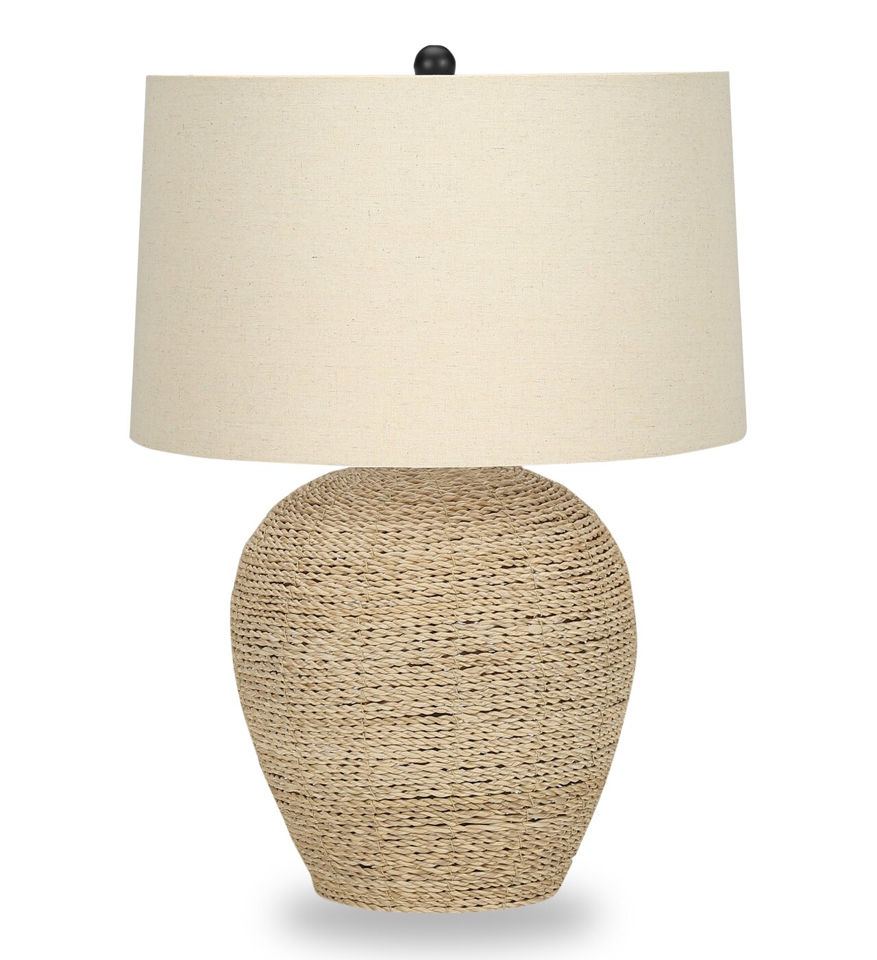 Ratten 25" Table Lamp - Beige | The Brick
