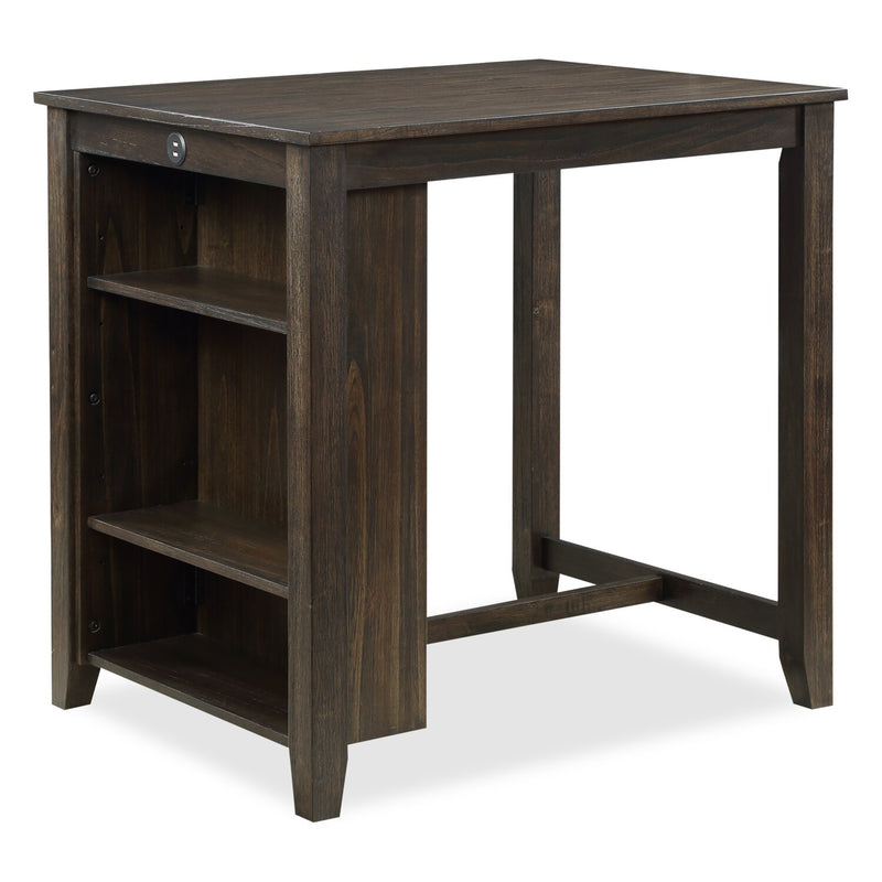 Lane 3pc Counter-Height Dining Set with Table & 2 Chairs, Built-in ...