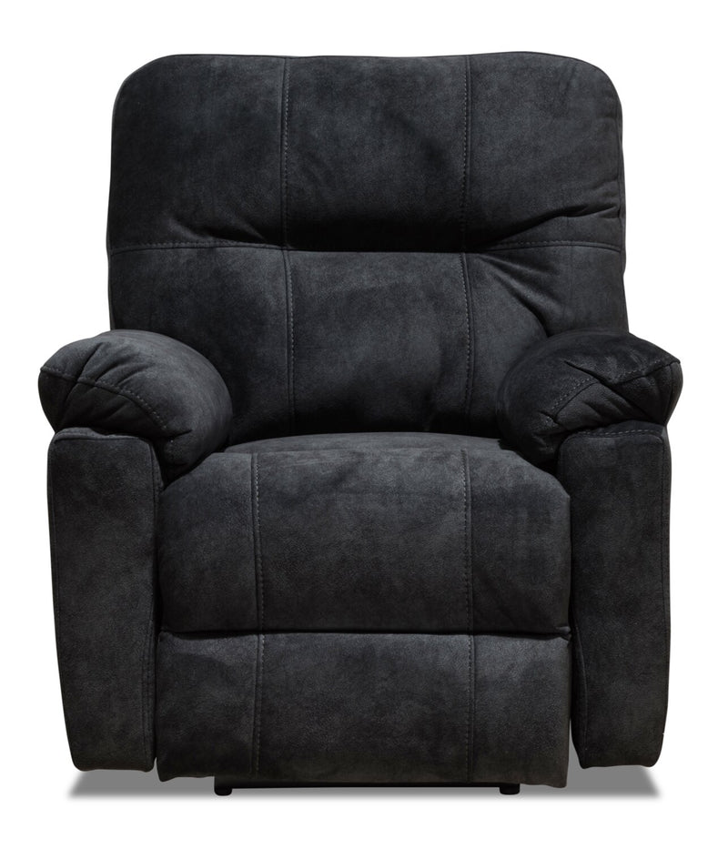 Made in Canada Gybson 38" Fabric Glider Reclining Chair - Graphite ...