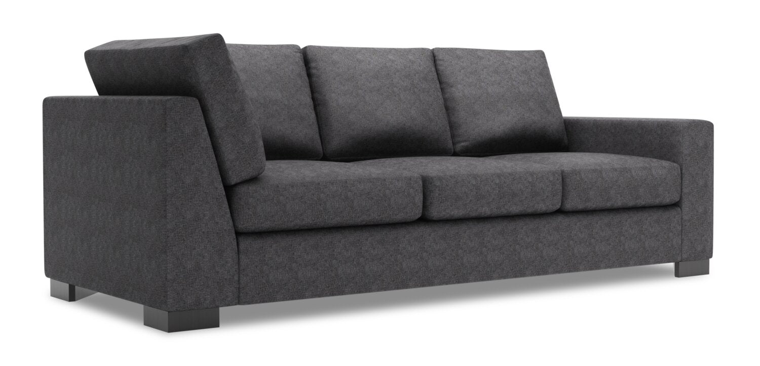 Sofa Lab Track RAF Sofa Return - Luxury Charcoal - The Brick