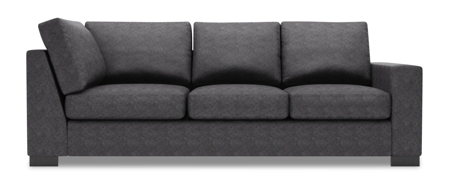 Sofa Lab Track RAF Sofa Return - Luxury Charcoal - The Brick