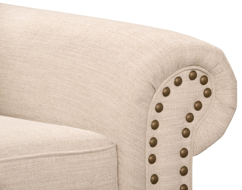 Wynn Chenille Sofa - Linen | The Brick
