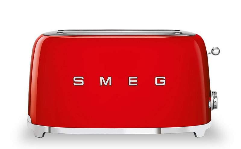 Smeg 4-Slice Long-Slot Toaster - TSF02RDUS - The Brick