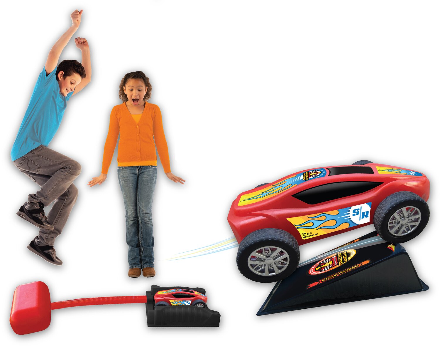 Stomp Rocket® Stomp Racers™ Toy Car Launcher - The Brick