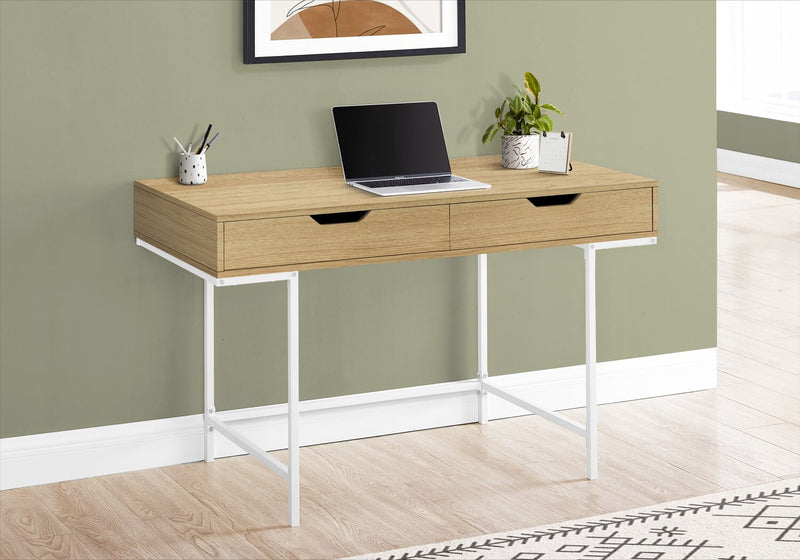 Butler 47.25" Office Desk with 2-Drawers - Natural - The Brick