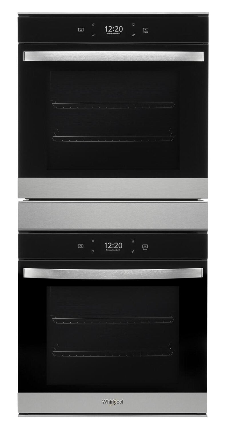 Whirlpool 24" 5.8 Cu. Ft. Electric Double Wall Oven with True Conve ...