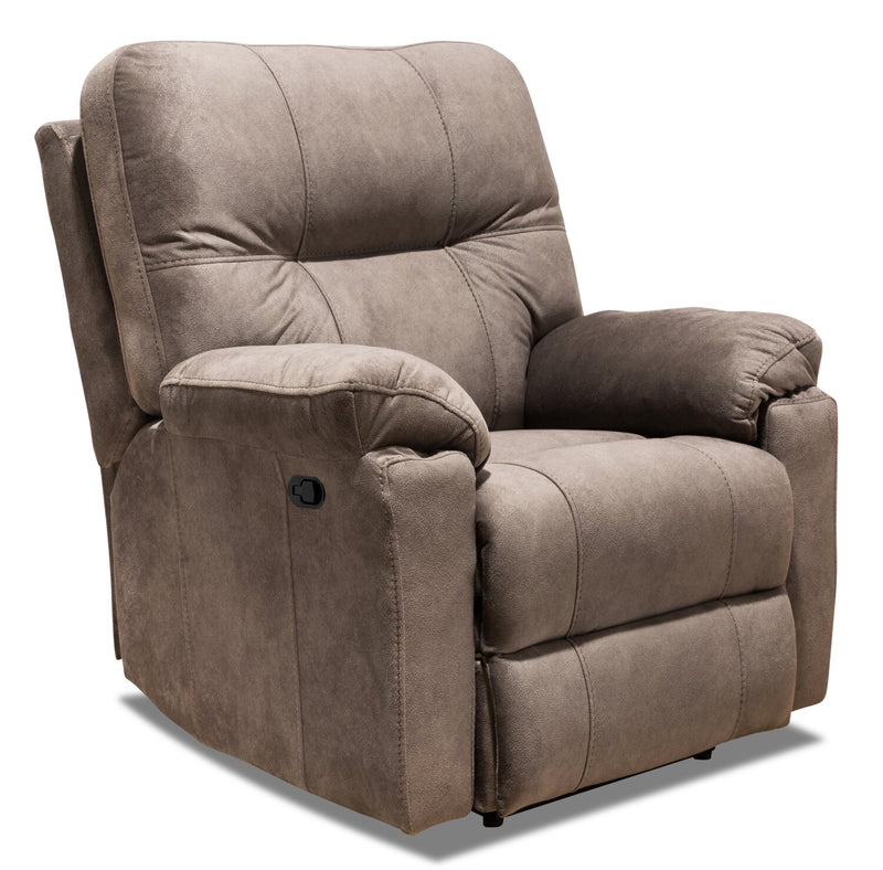 Made in Canada Gybson 38" Fabric Glider Reclining Chair - Latte Brown ...