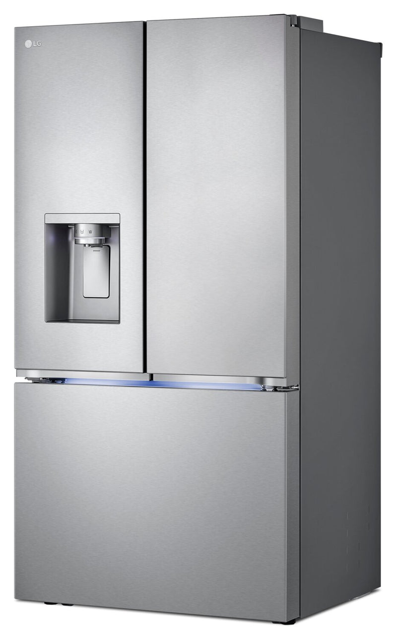 LG 36" 31 Cu. Ft. French-Door Standard-Depth MAX™ Refrigerator - Sm ...