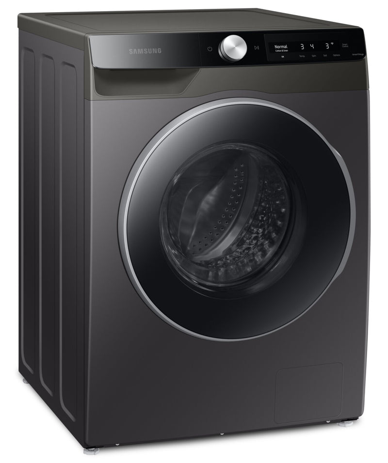 Samsung 24" 2.9 Cu. Ft. Front-Load Steam Washer - Grey - Stackable ...