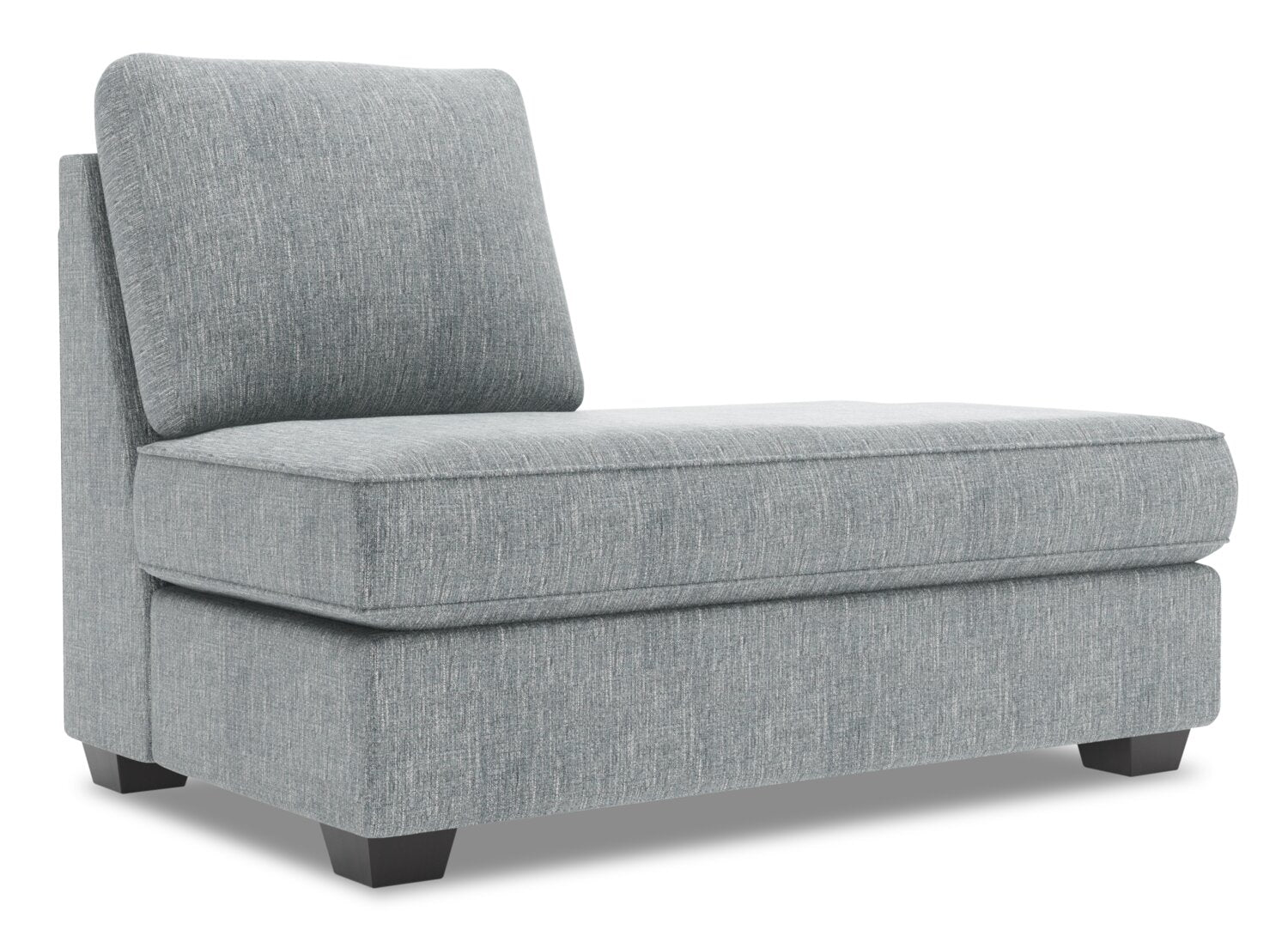 Sofa Lab Roll RAF Chaise Return - Luna Pewter - The Brick