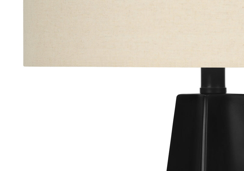 27" Black Resin Table Lamp - The Brick