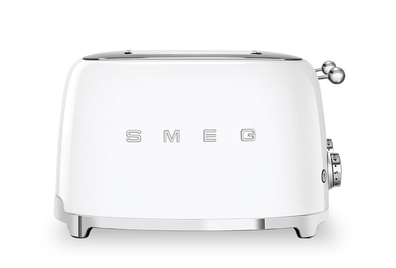Smeg 4-Slice Long-Slot Toaster - TSF03WHUS - The Brick
