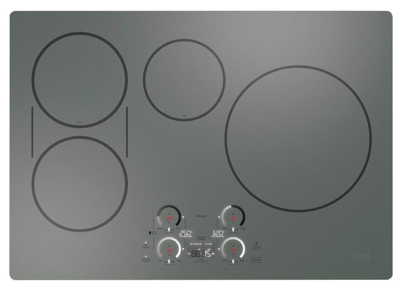 Cafe 30" 4-Element Induction Cooktop - Stainless - CHP90302TSS - The Brick