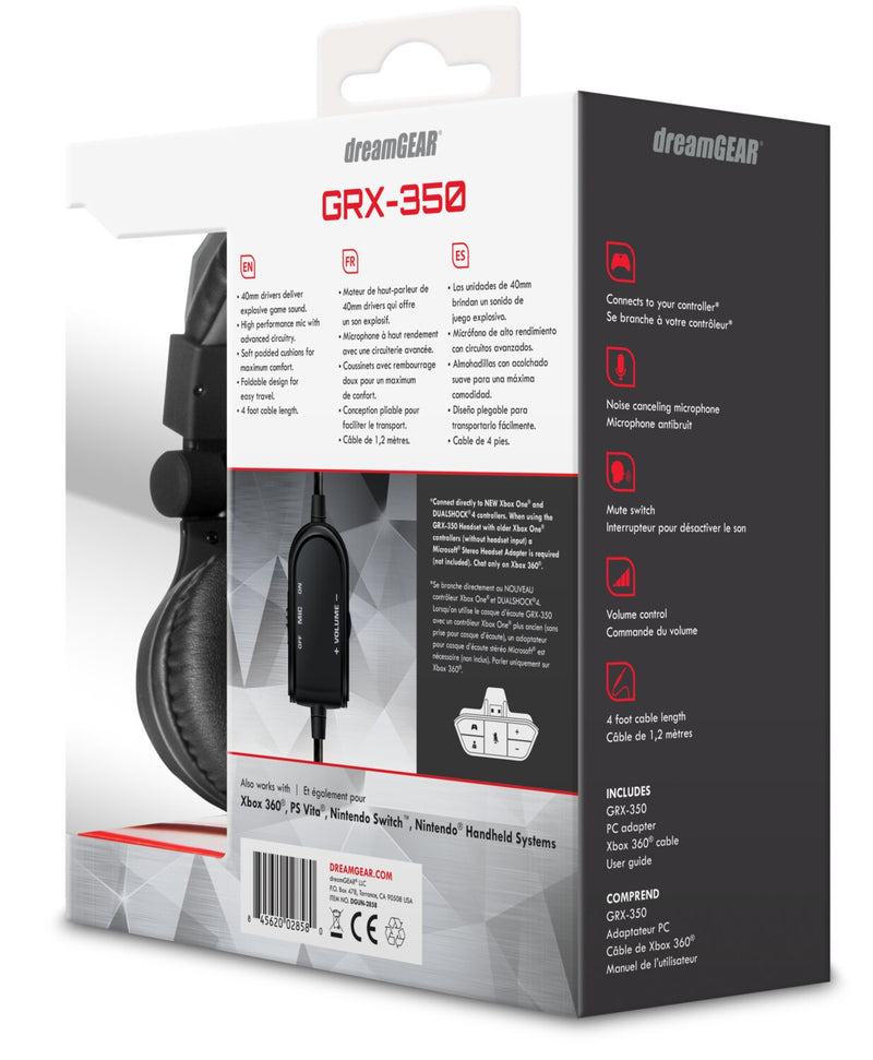 dreamGEAR Universal Wired Gaming Headset - The Brick