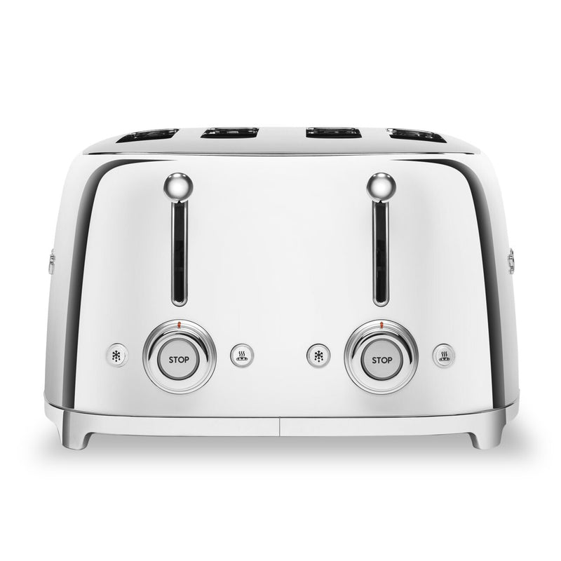Smeg 4-Slice Long-Slot Toaster - TSF03SSUS - The Brick