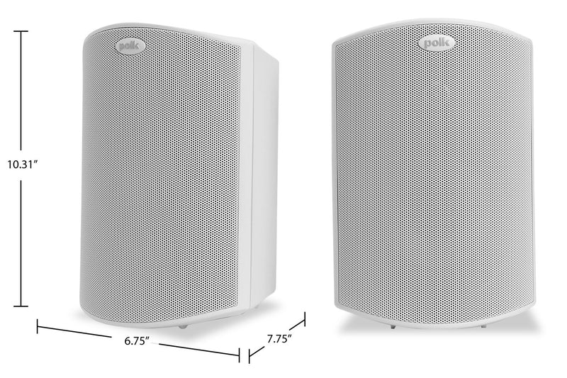 Polk Audio Atrium 5 White Outdoor Loudspeakers with 5" Drivers – AM ...