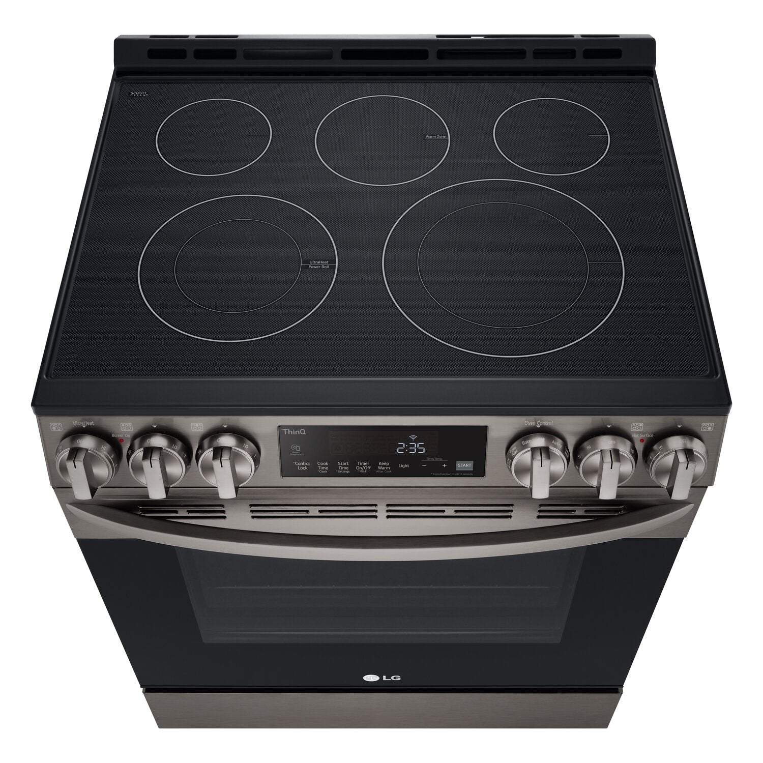 LG 6.3 Cu. Ft. Smart Electric Range with Air Fry and Fan Convection. The Brick