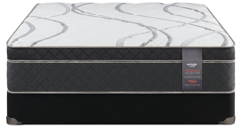 Springwall Radiant Eurotop Queen Mattress Set - The Brick