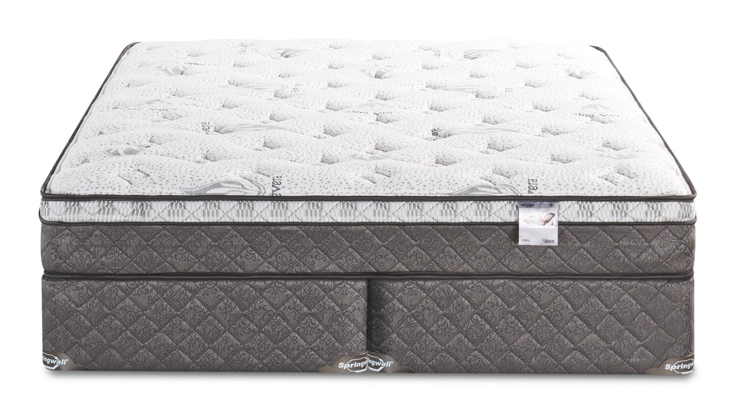 Springwall Odell Eurotop Split Queen Mattress Set - The Brick