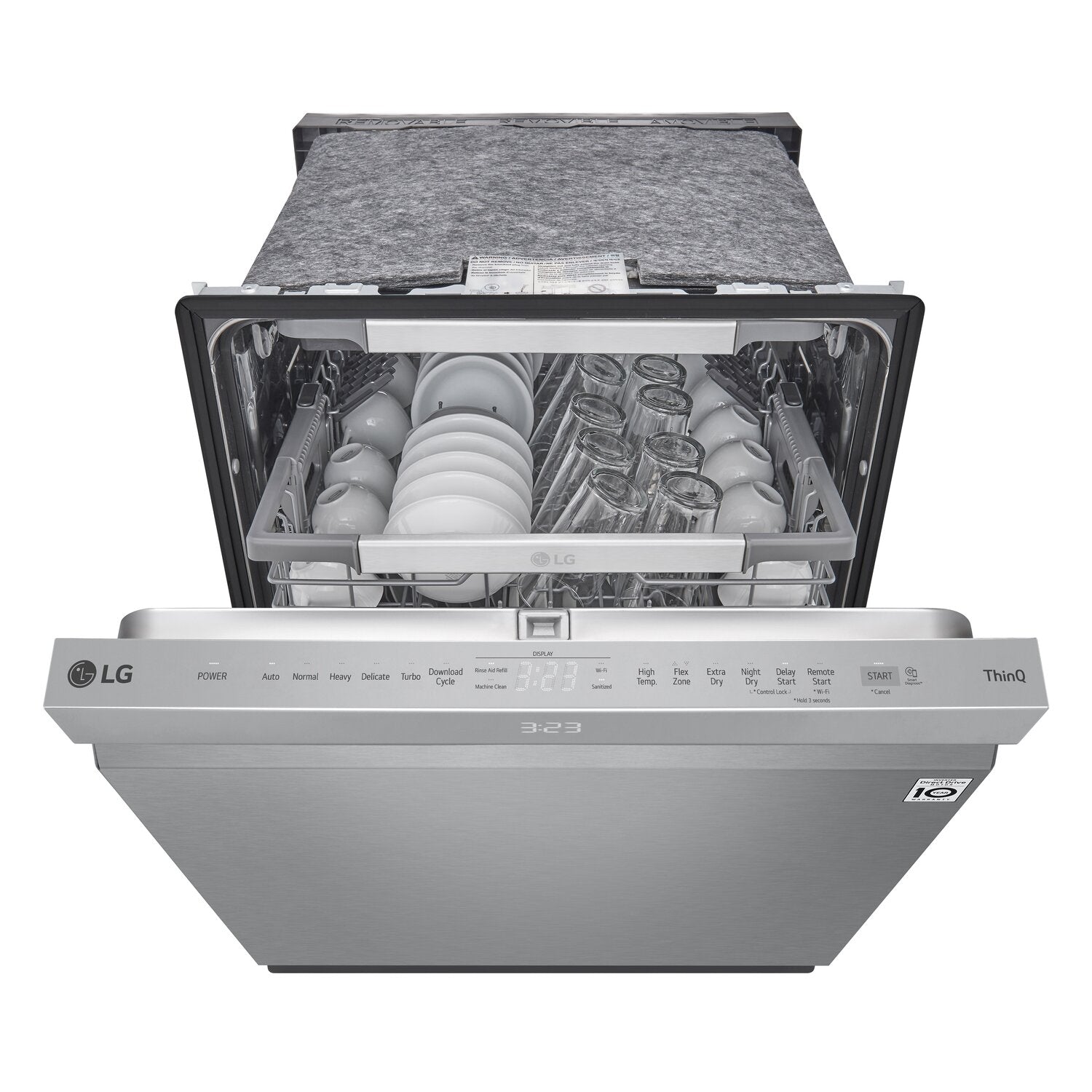 LG Top Control Dishwasher with QuadWash Pro™ and Dynamic Dry™ - LDP ...
