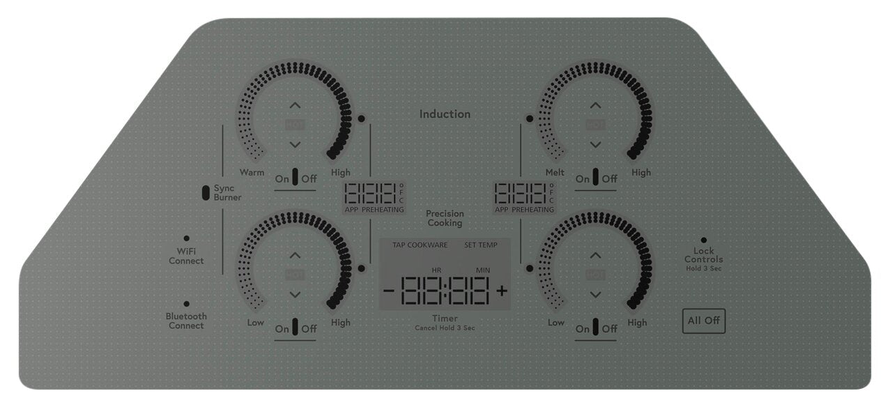 Cafe 30" 4-Element Induction Cooktop - Stainless - CHP90302TSS - The Brick