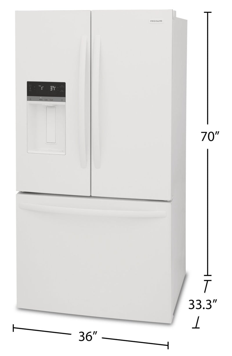 Frigidaire 27.8 Cu. Ft. French-Door Refrigerator - FRFS2823AW | The Brick
