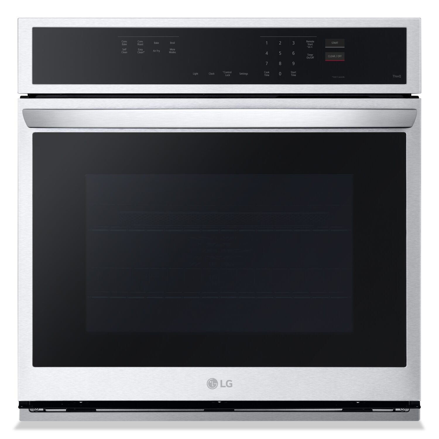 LG 30 4.7 Cu. Ft. Electric Wall Oven with True Convection Smudge. The Brick