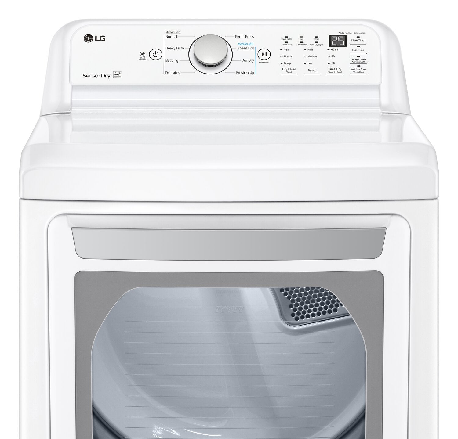 LG 7.3 Cu. Ft. Electric Dryer - DLE7150W | The Brick