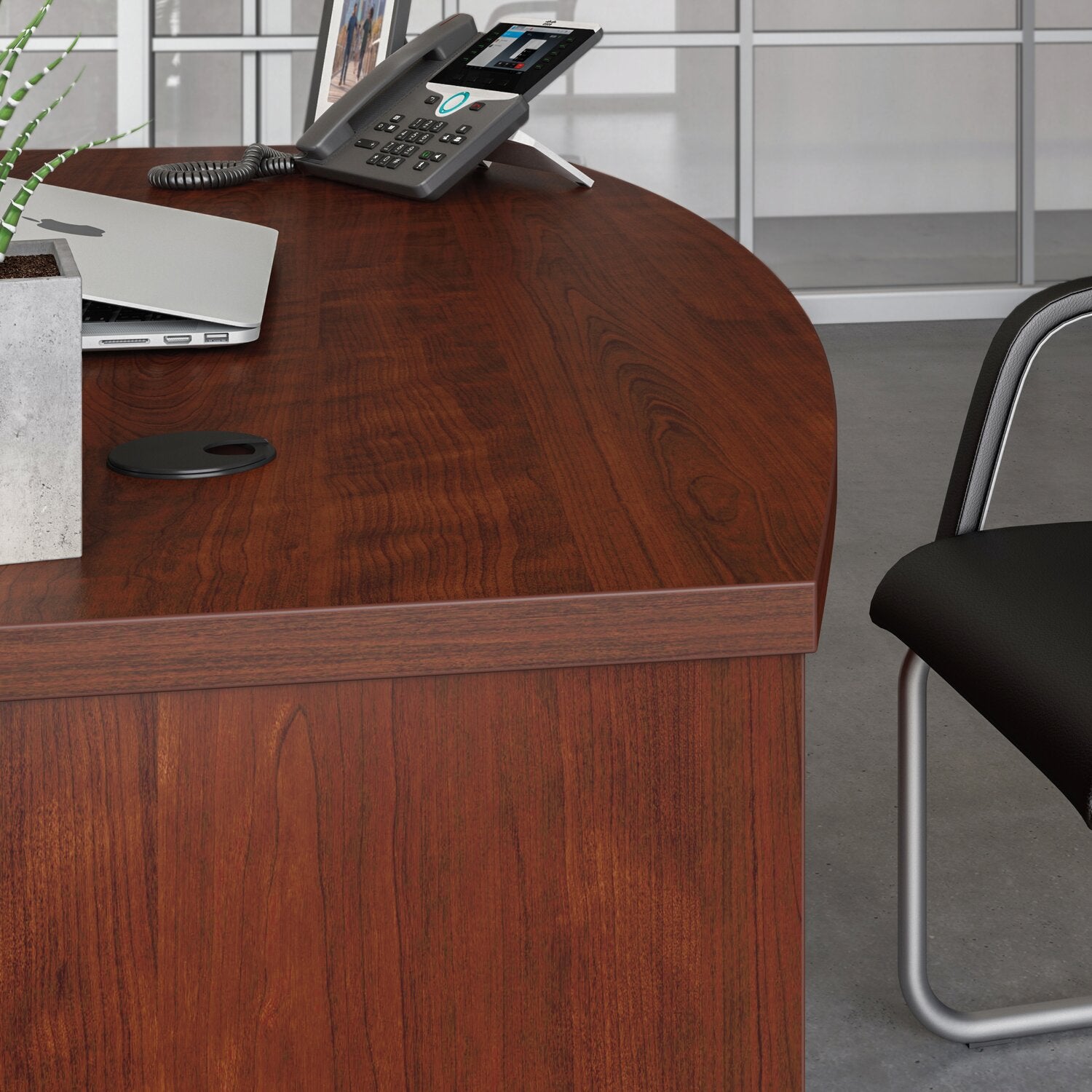 Affirm 59.06" Commercial Grade Office Desk - Classic Cherry - The Brick