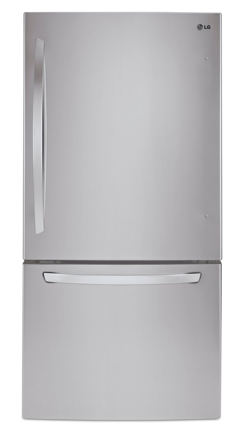 LG 22 Cu. Ft. Bottom-Freezer Refrigerator - LRDNS2200S | The Brick