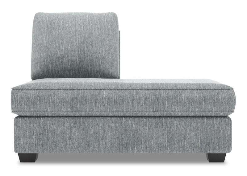 Sofa Lab Roll RAF Chaise Return - Luna Pewter - The Brick