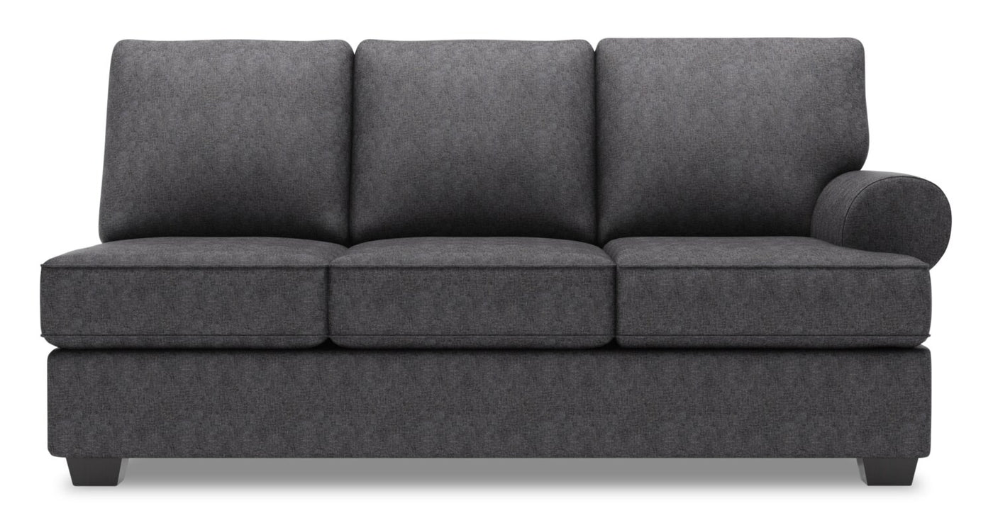 Sofa Lab Roll RAF Sofa - Luxury Charcoal | The Brick