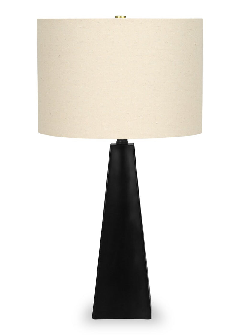 27" Black Resin Table Lamp - The Brick