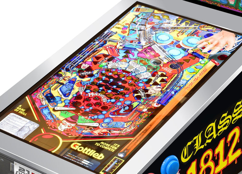 ToyShock Class of 1812 12-in-1 Digital Tabletop Pinball - The Brick
