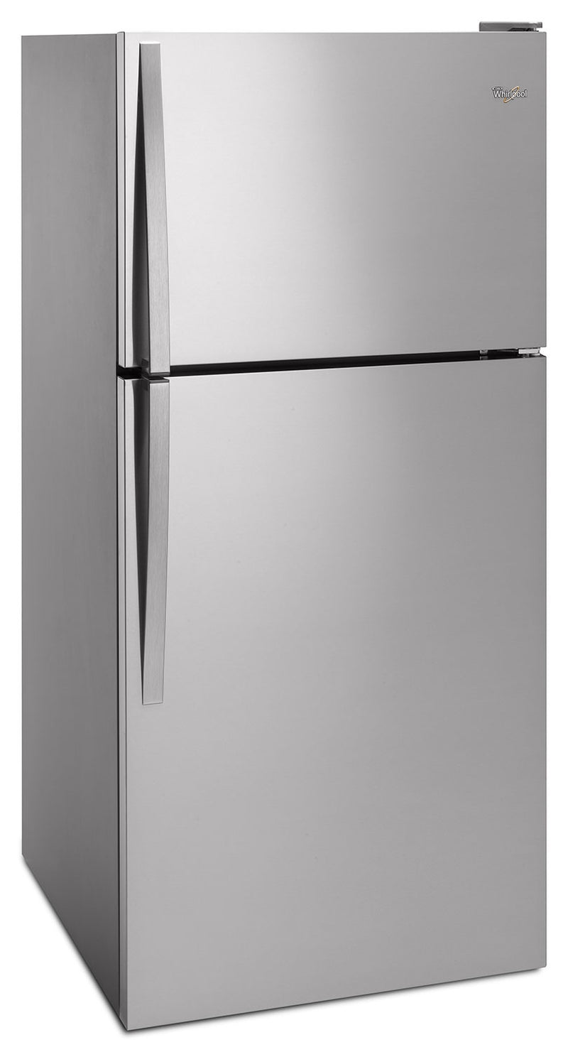 Whirlpool 30" 18.2 Cu. Ft. Top-Mount Refrigerator - Monochromatic S ...