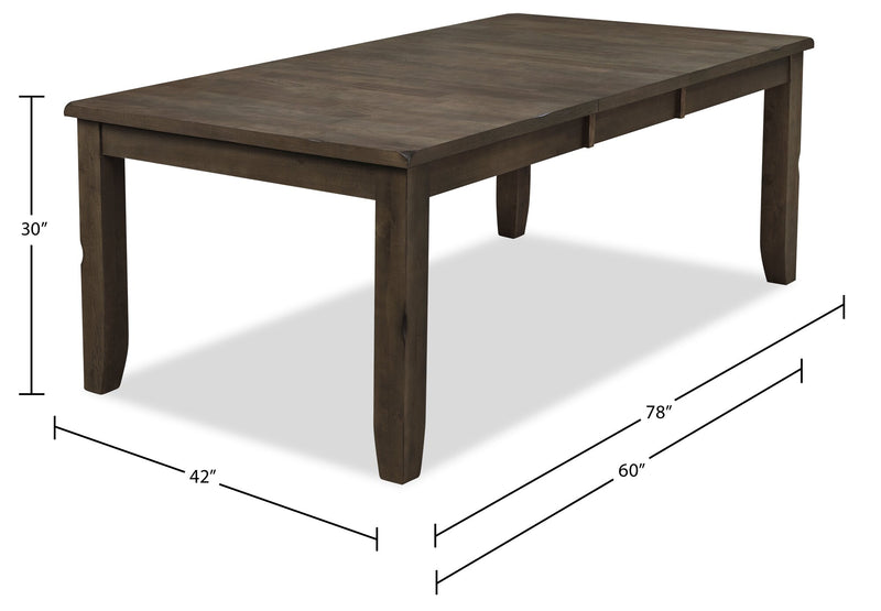 Talia Dining Table - Grey Brown | The Brick